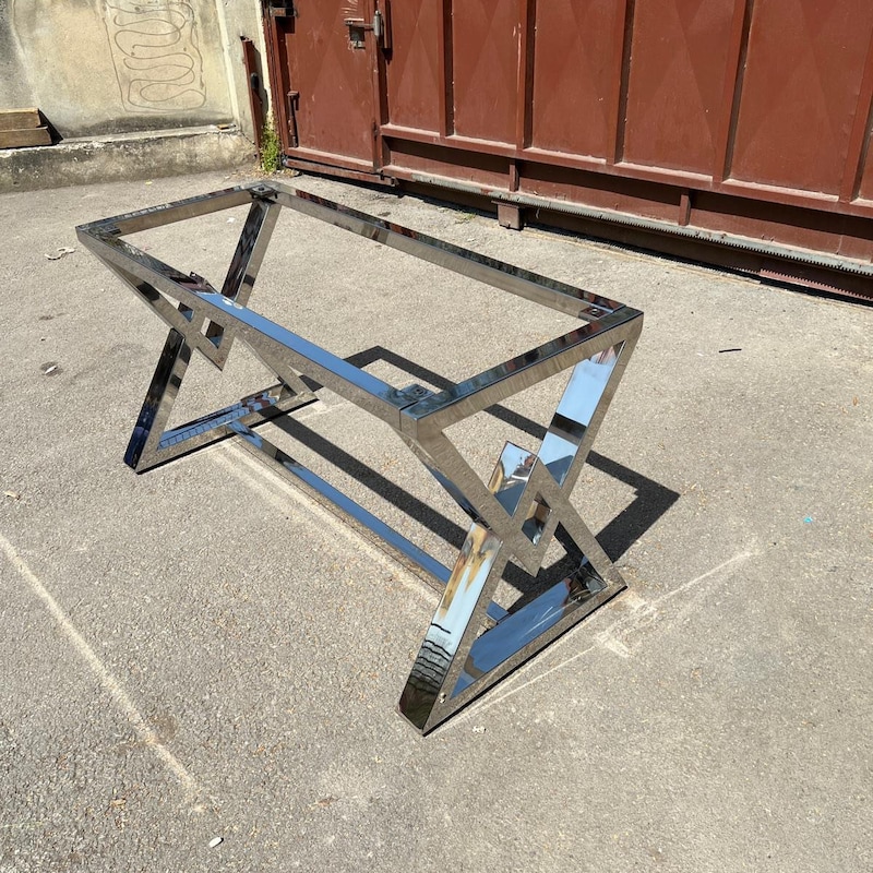 Chrome Table Legs - Etsy
