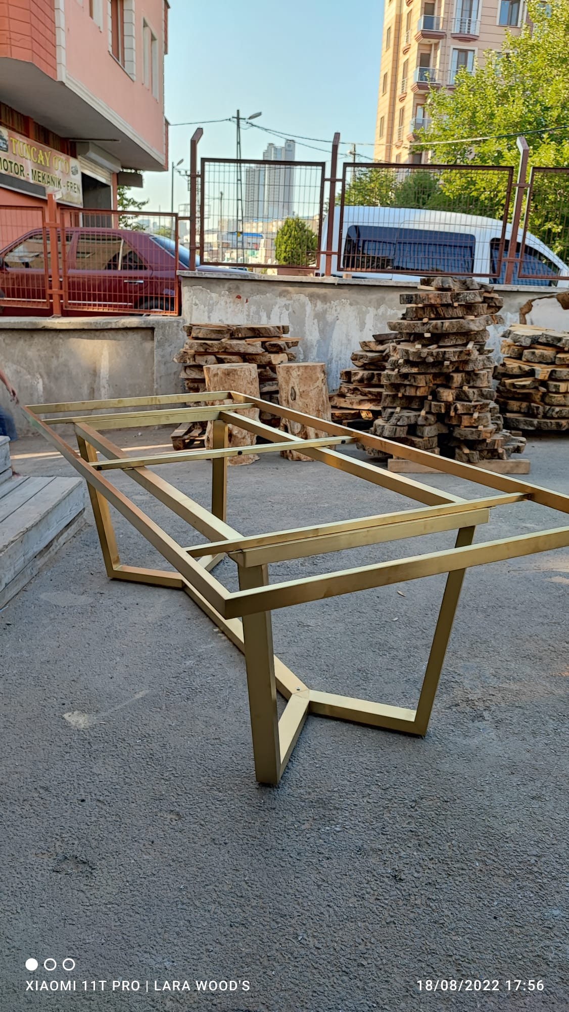 Steel Brass Gold Table Legs, Matte Gold Metal Table Legs, Brass Gold ...