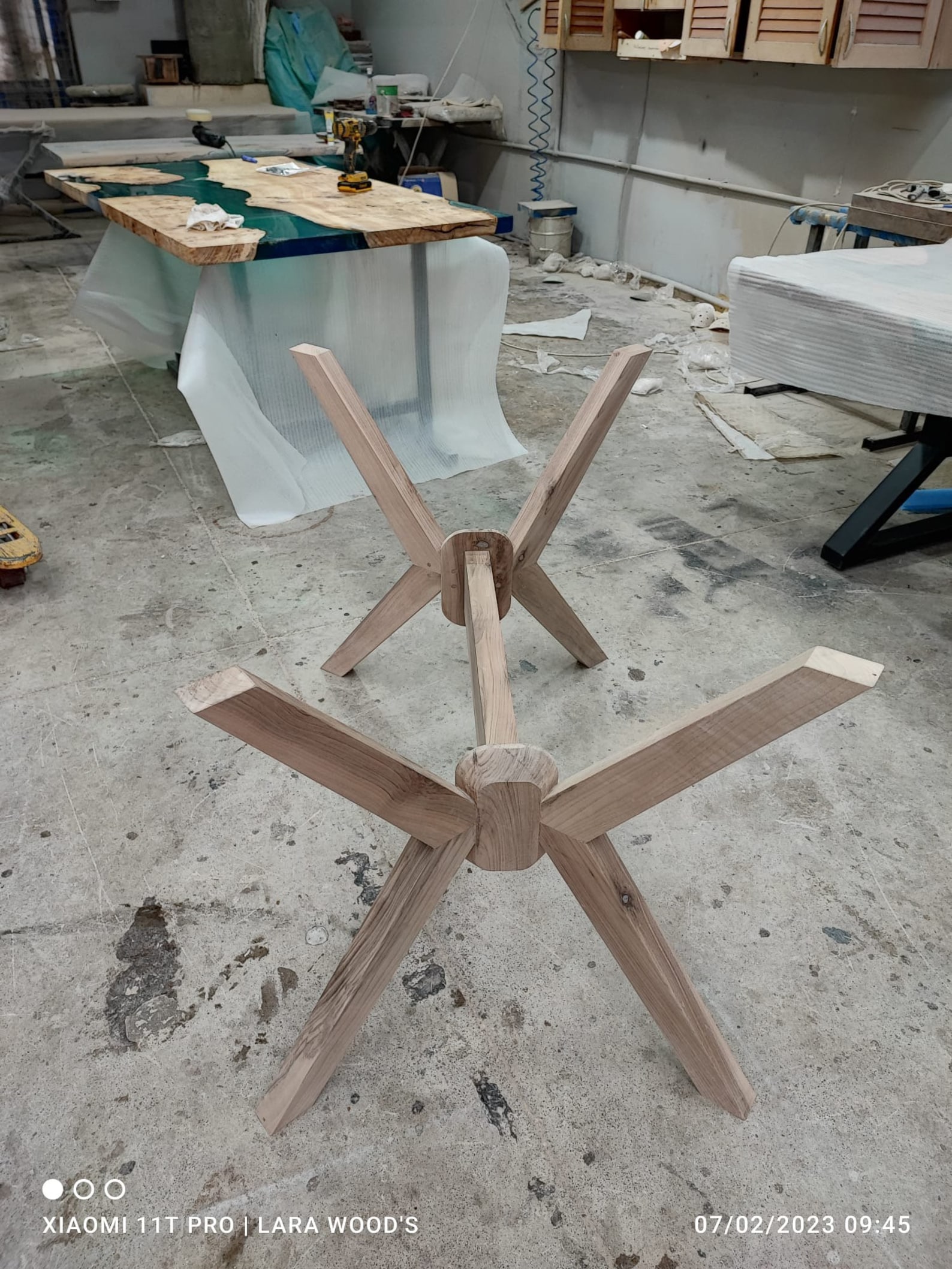 Rustic Walnut Table Legs, Wooden Table Legs, Modern Table Base, Dining ...