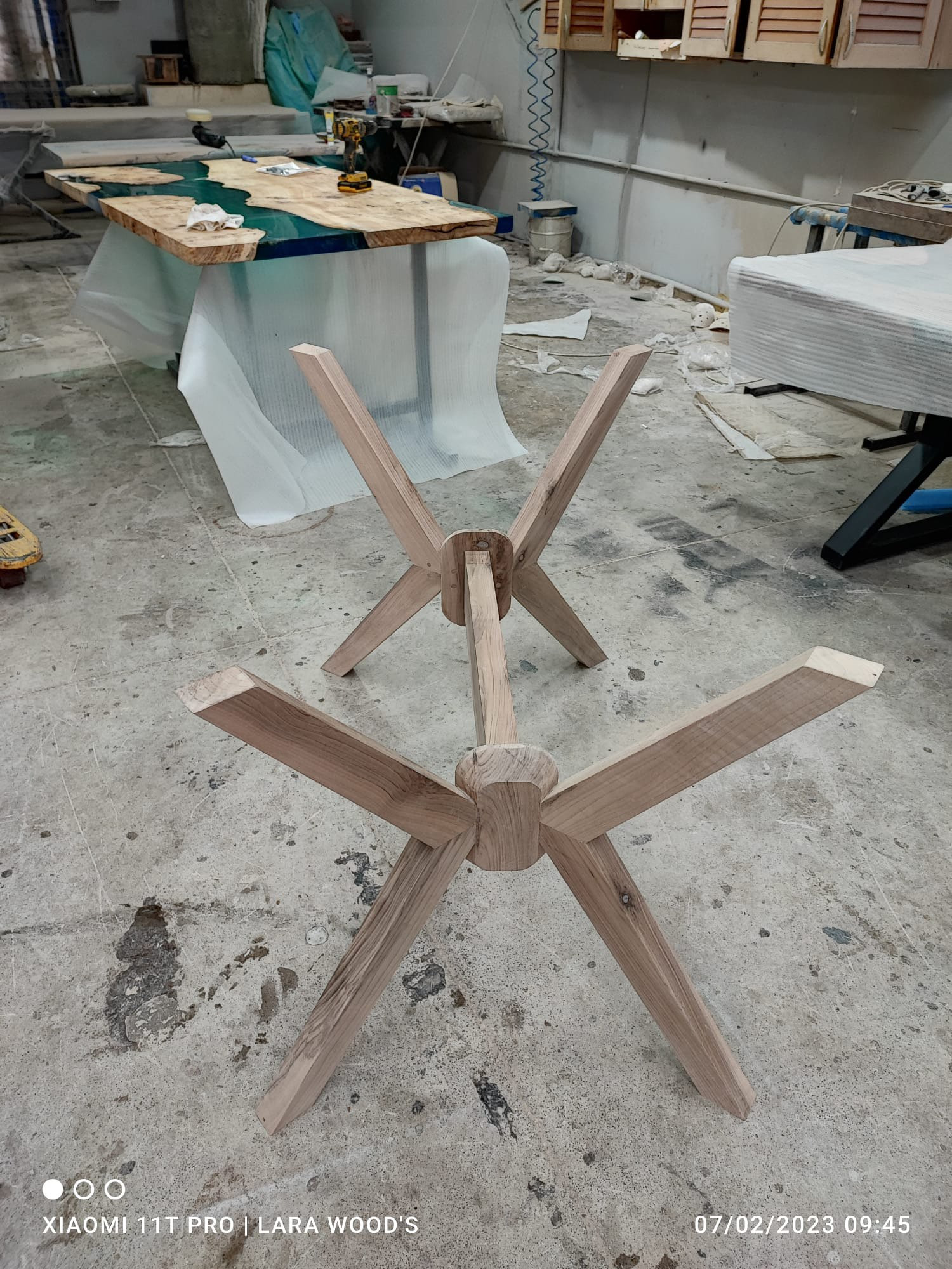 Rustic Walnut Table Legs, Wooden Table Legs, Modern Table Base, Dining ...