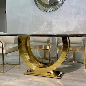 Stainless Steel Metal Shiny Gold Table Legs, Shiny Gold Metal Table ...