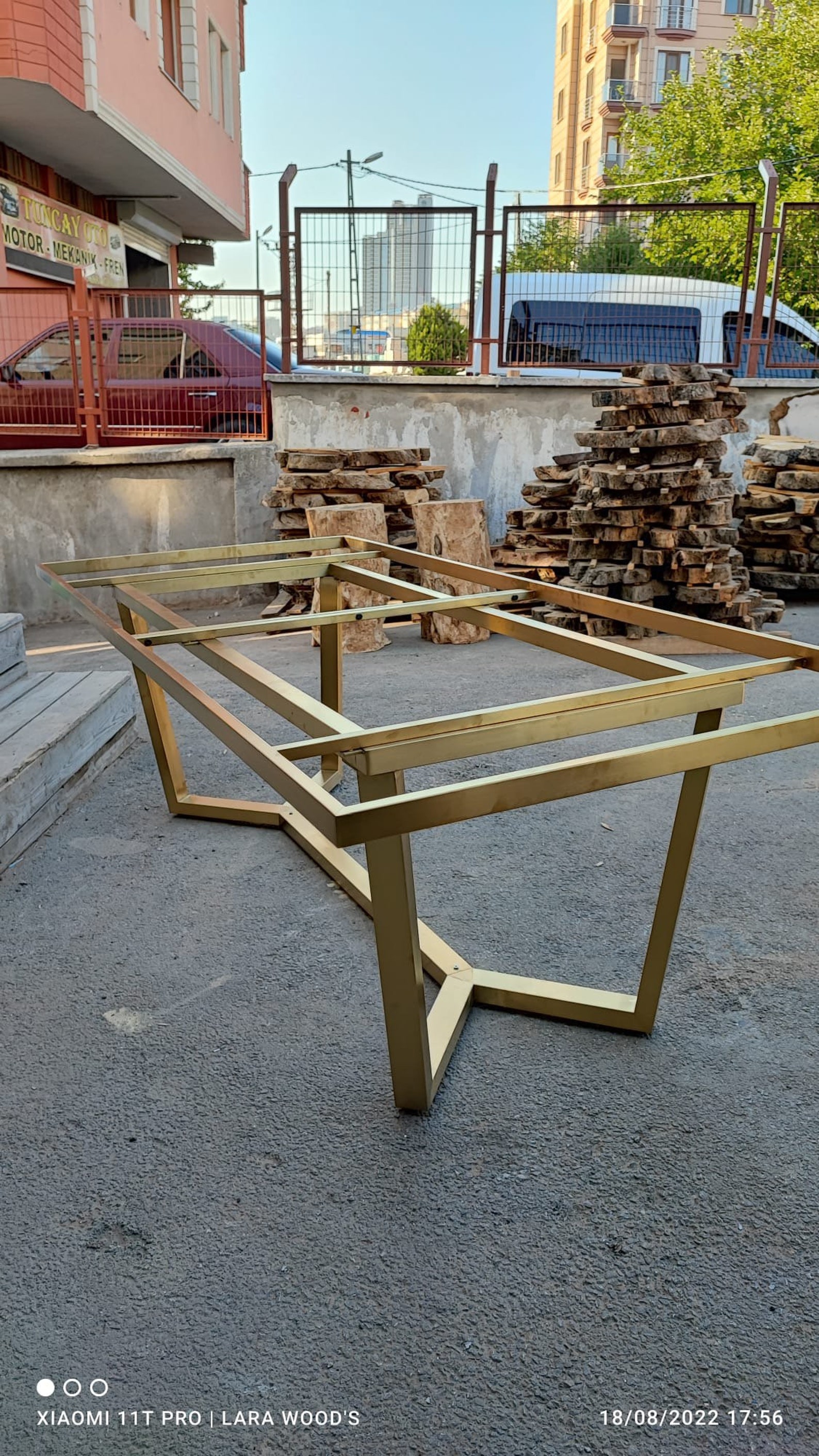 Steel Brass Gold Table Legs, Matte Gold Metal Table Legs, Brass Gold ...
