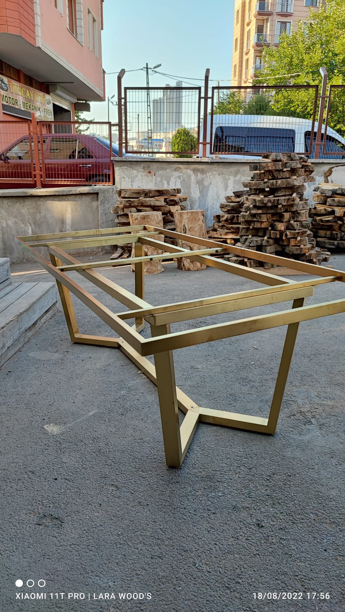 Steel Brass Gold Table Legs, Matte Gold Metal Table Legs, Brass Gold ...