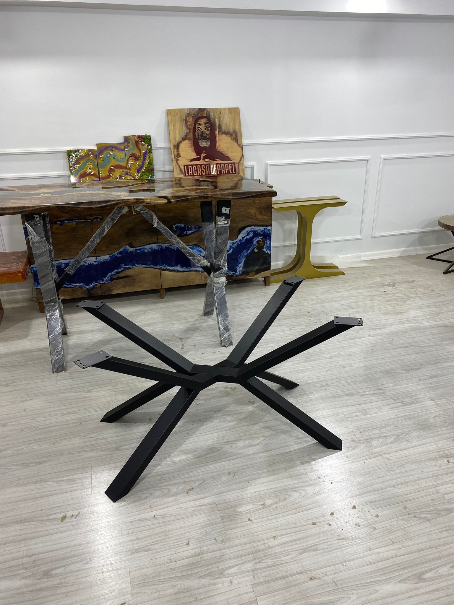 Custom Spider Table Base, Steel Metal Table Legs, Spider Legs, Spider ...