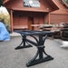 Rustic Wood Table Legs, Wooden Table Legs, Modern Table Base, Dining ...