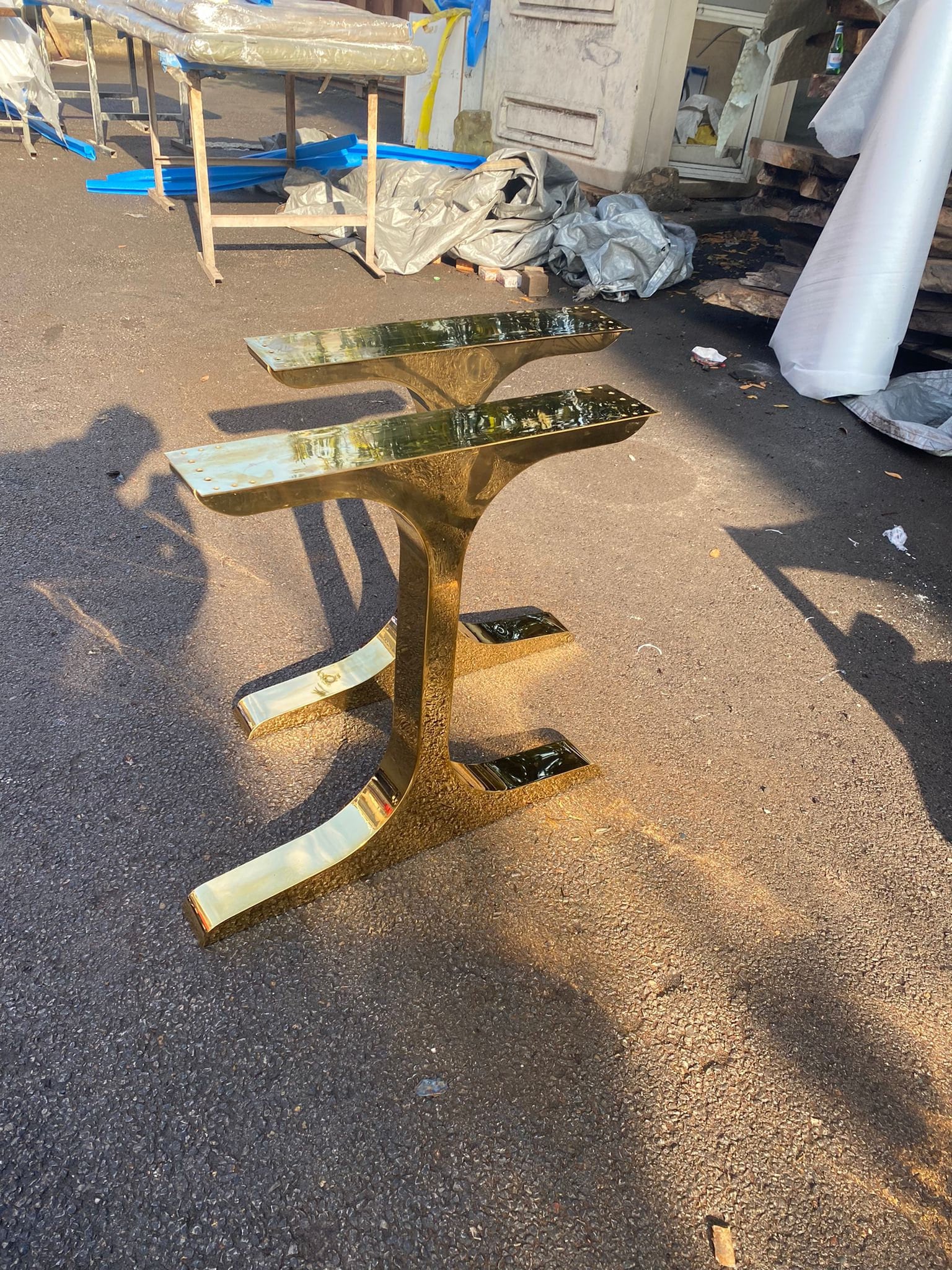 Custom Stainless Steel Shiny Gold Table Legs, Shiny Gold Table Legs ...