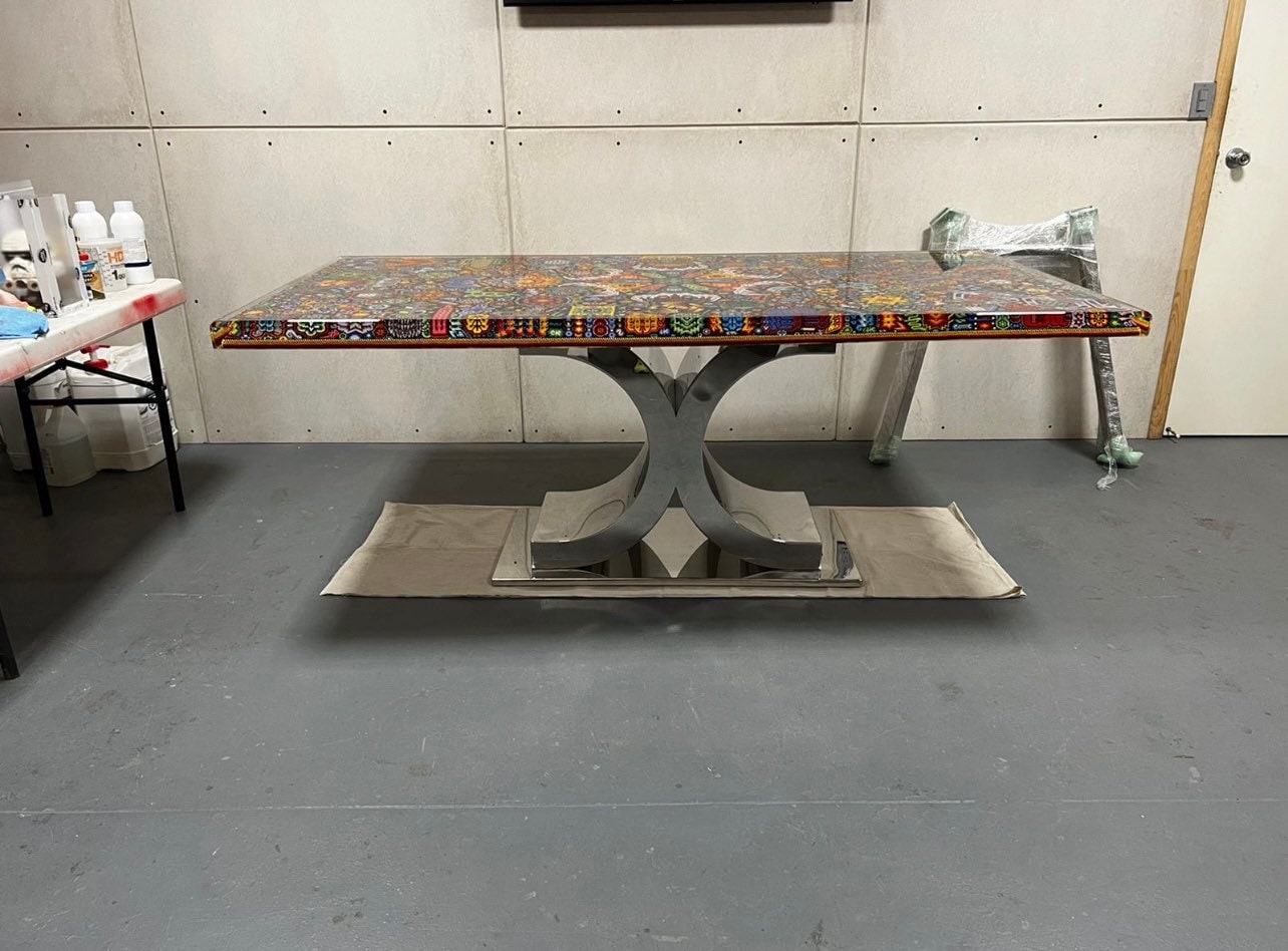 Custom Stainless Steel Polished Chrome Table Legs, Metal Shiny Table ...