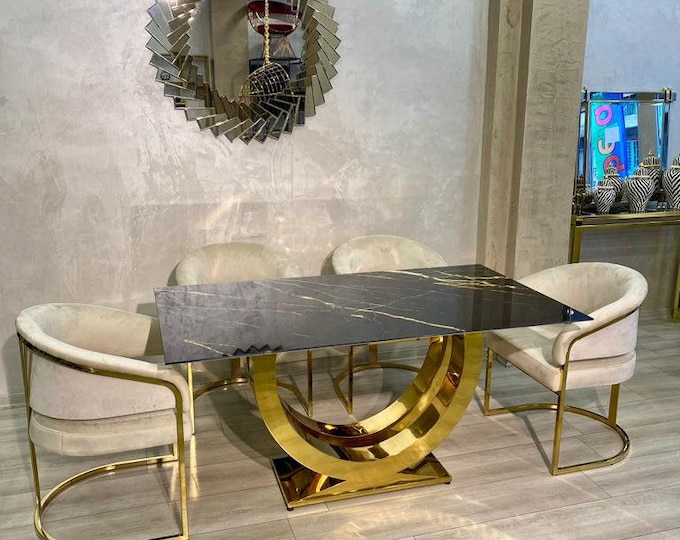 Stainless Steel Metal Shiny Gold Table Legs, Shiny Gold Metal Table ...