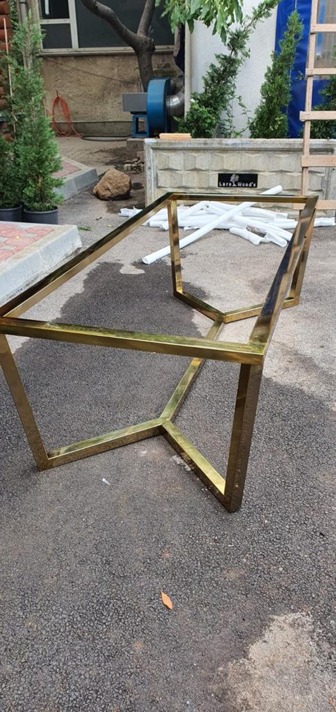 Stainless Steel Shiny Gold Table Legs, Shiny Gold Table Legs, Shiny ...