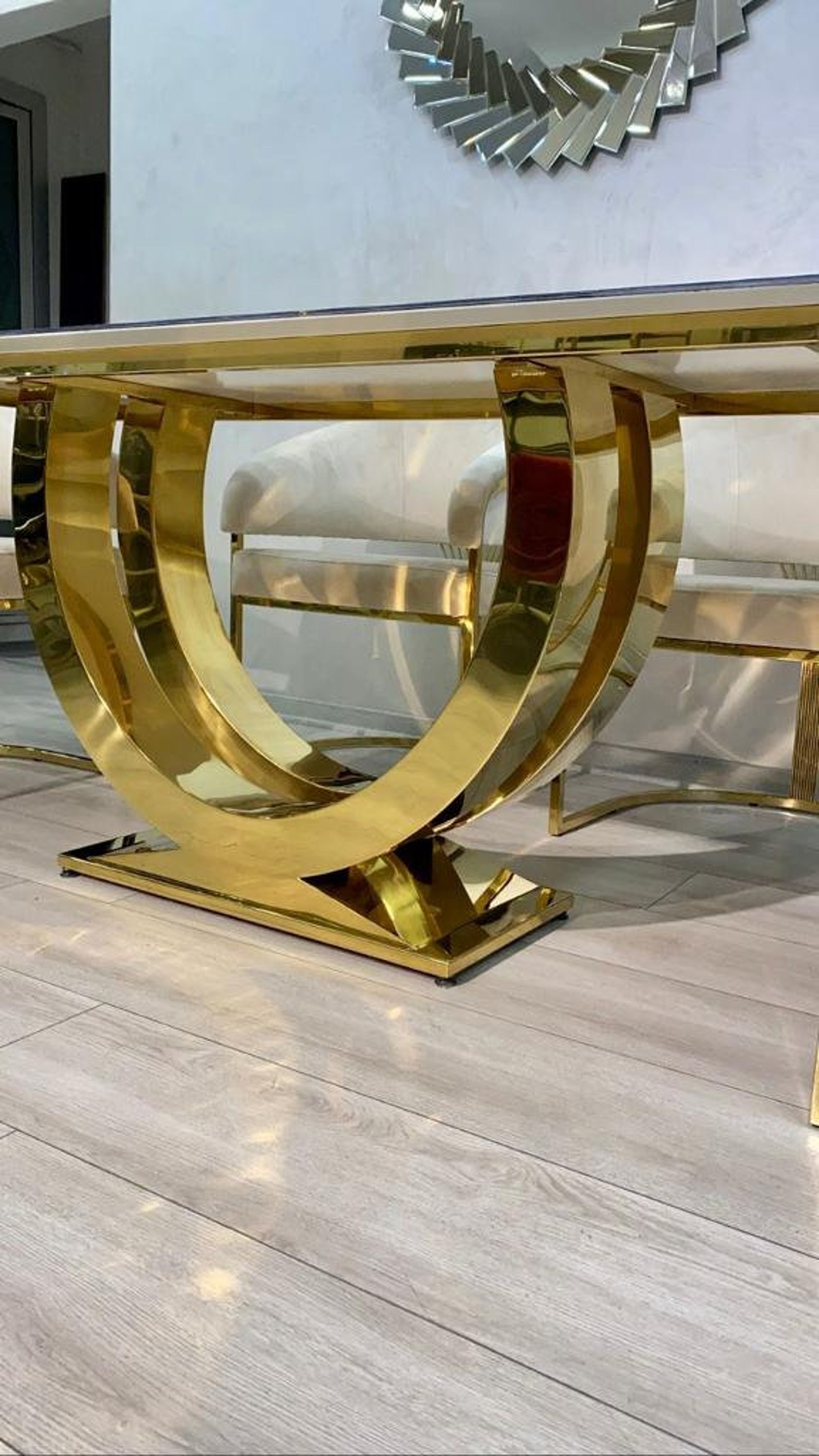 Stainless Steel Metal Shiny Gold Table Legs, Shiny Gold Metal Table ...