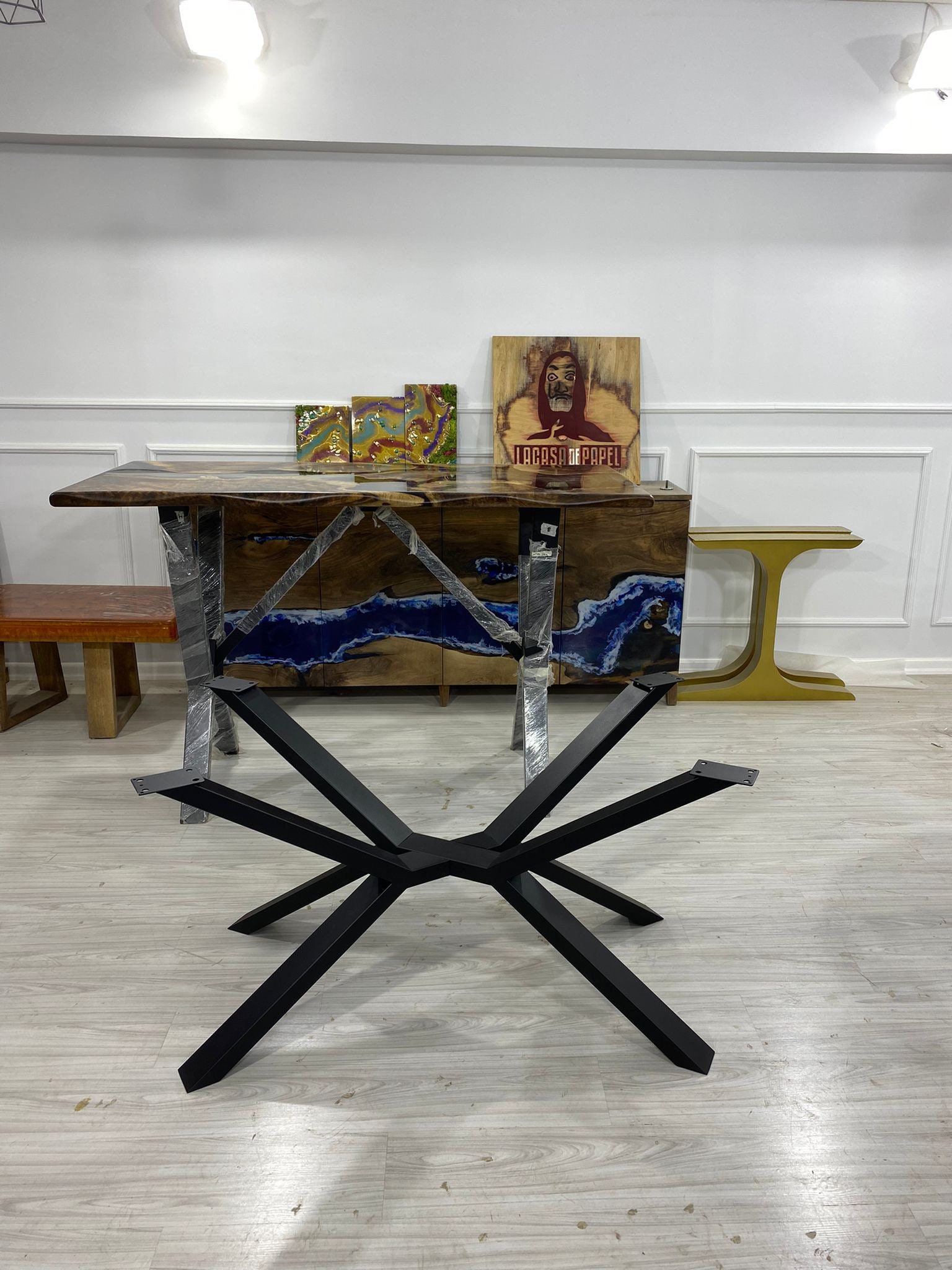 Custom Spider Table Base, Steel Metal Table Legs, Spider Legs, Spider ...