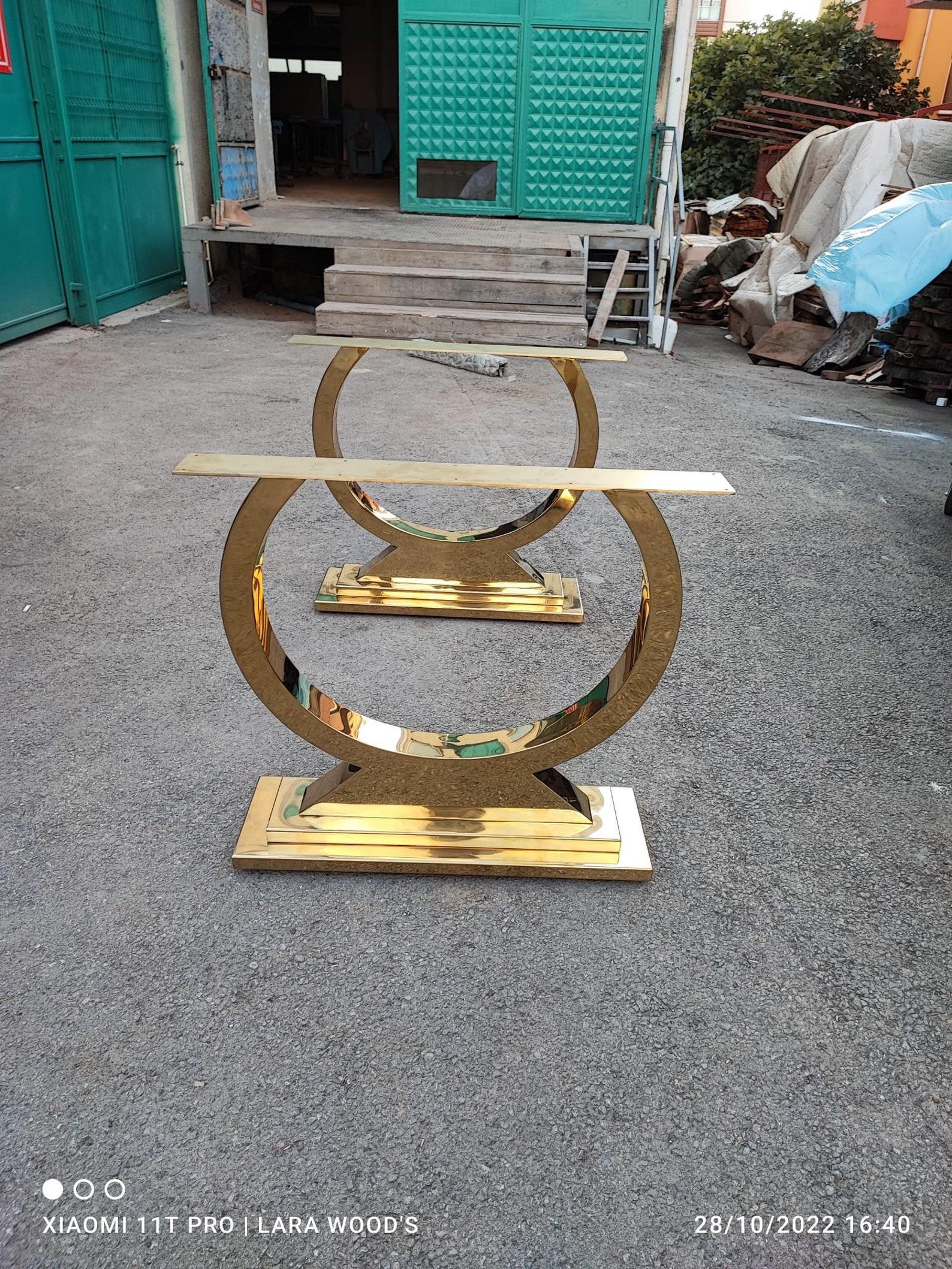 Stainless Steel Metal Shiny Gold Table Legs, Shiny Gold Metal Table ...