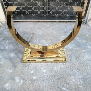 Stainless Steel Metal Shiny Gold Table Legs, Shiny Gold Metal Table ...