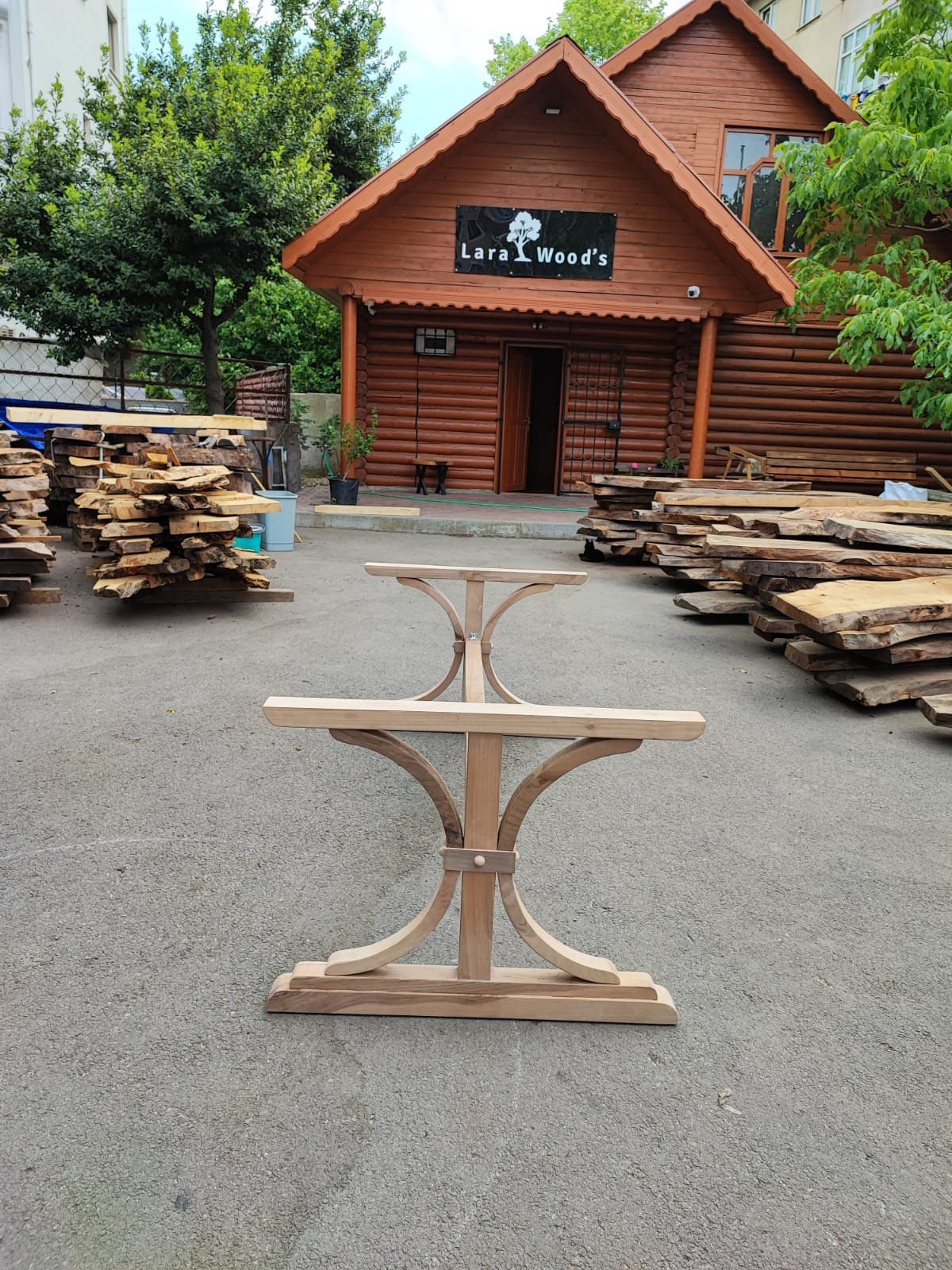 Unfinished Walnut Wood Table Legs, Raw Walnut Wood Table Legs, Modern ...