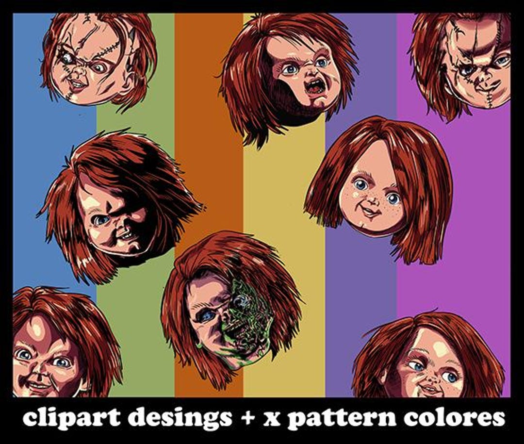 Childs Play Chucky High Quality Png Patterns Designs - Etsy