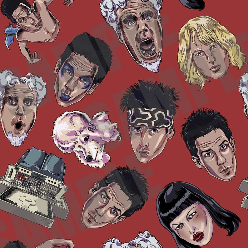 Zoolander Mugatu Male Model Clipart Png Designs and Seamless Pattern ...