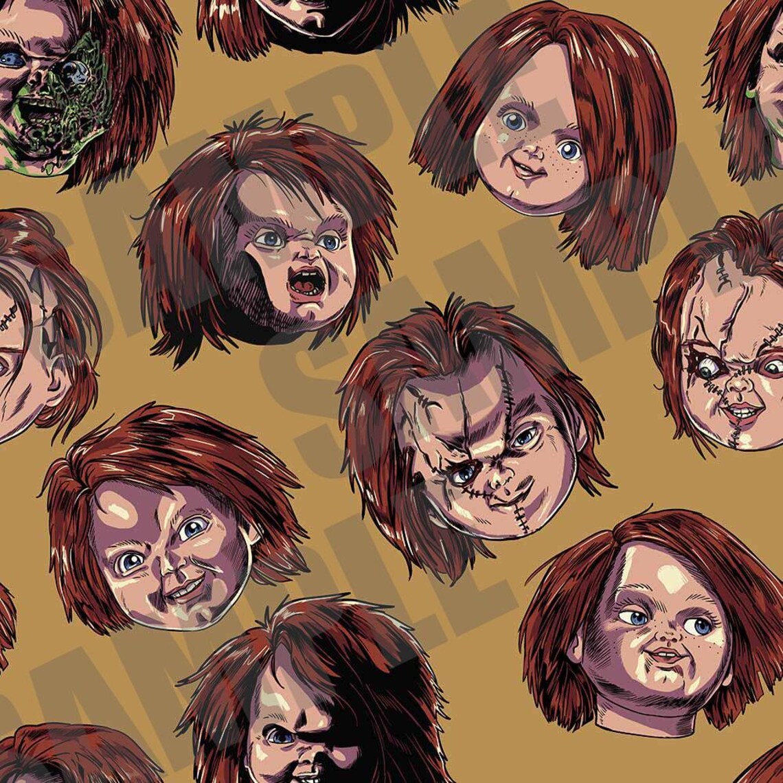 Childs Play Chucky High Quality Clipart Png Designs and Seamless ...