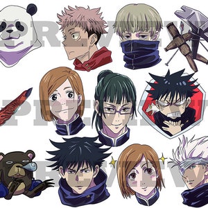 PNG Jujutsu Kaisen Patterns Images High Quality 2 - Etsy