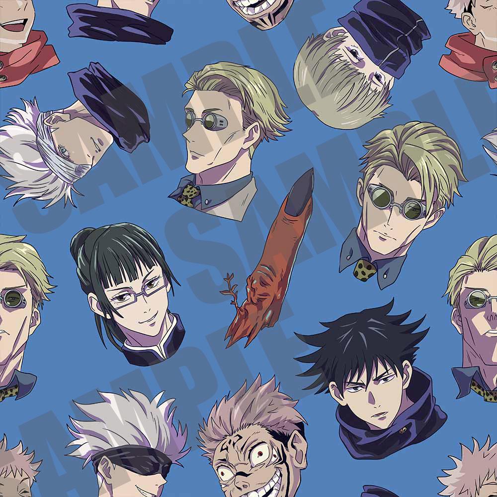 Jujutsu Kaisen Anime Designs 3 Clipart Png Designs and Seamless Pattern ...