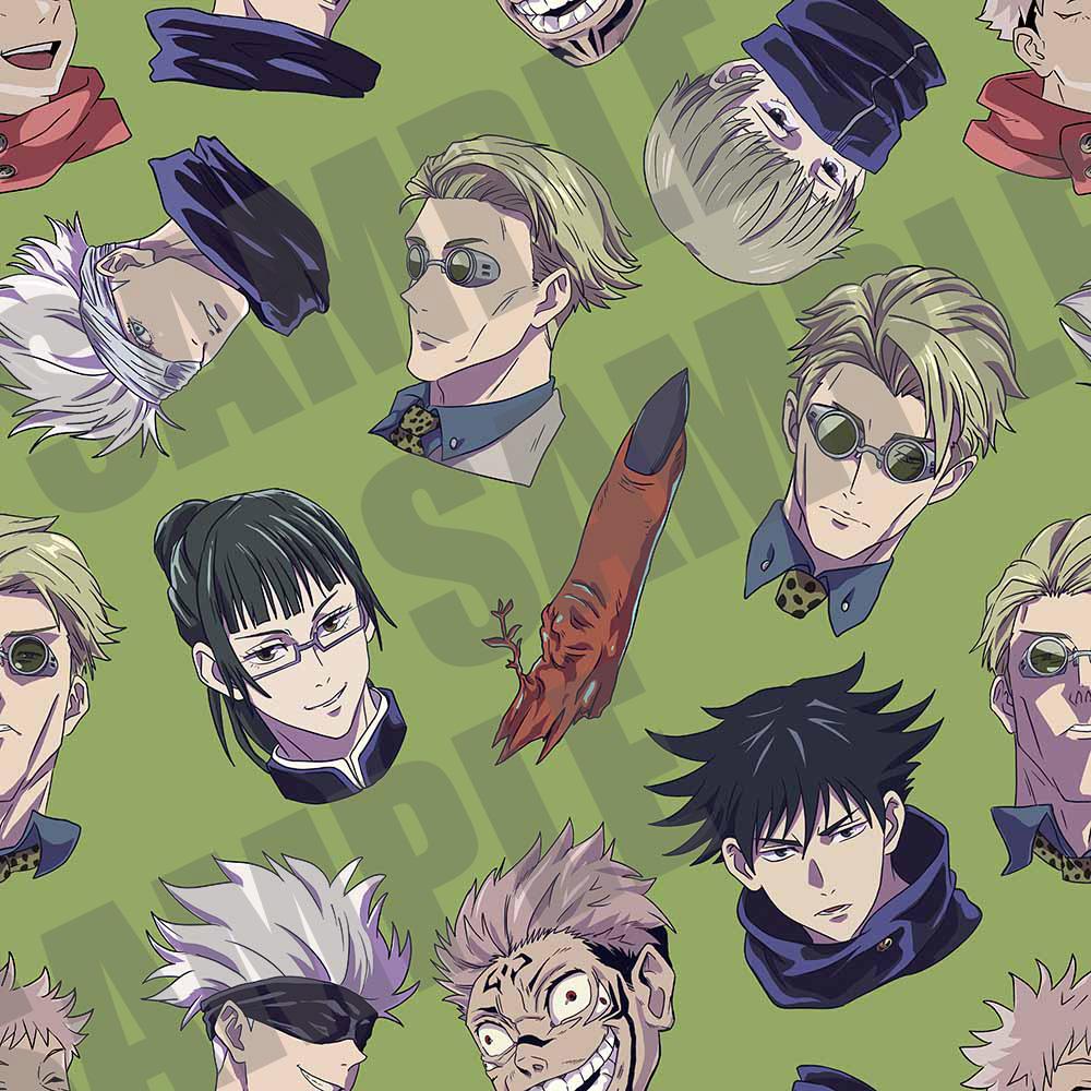 Jujutsu Kaisen Anime Designs 3 Clipart Png Designs and Seamless Pattern ...