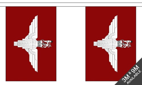 Parachute Paras Regiment Military Army Polyester Flags Bunting Table ...
