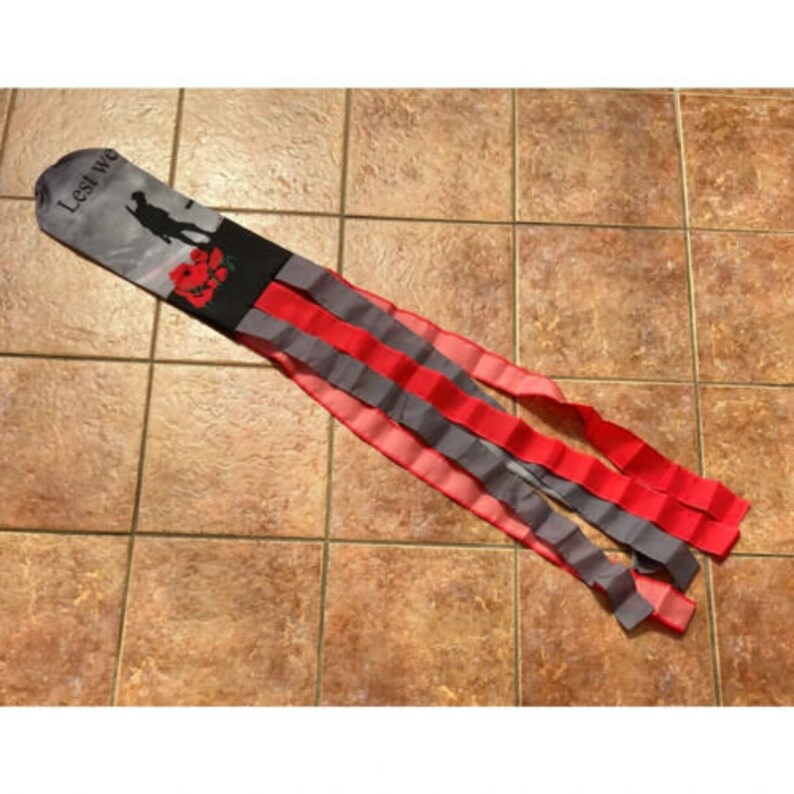 Lest We Forget Poppy Remembrance Armistice Polyester Flags Bunting ...
