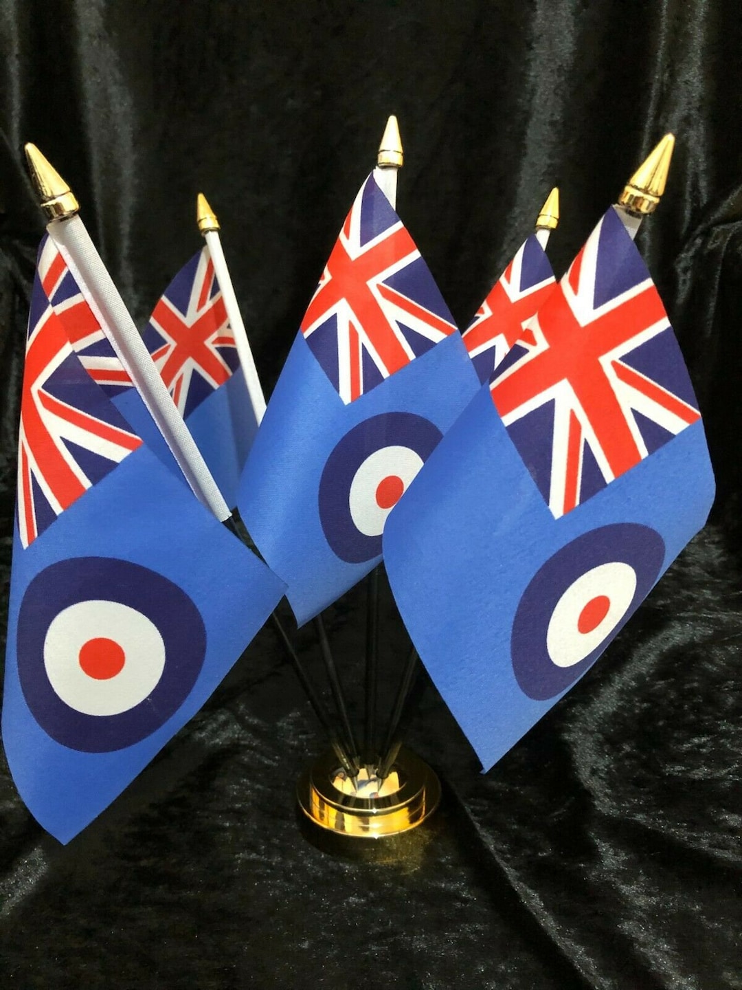 RAF Blue Ensign Royal Air Force Various Flags Bunting Office Desk Table ...