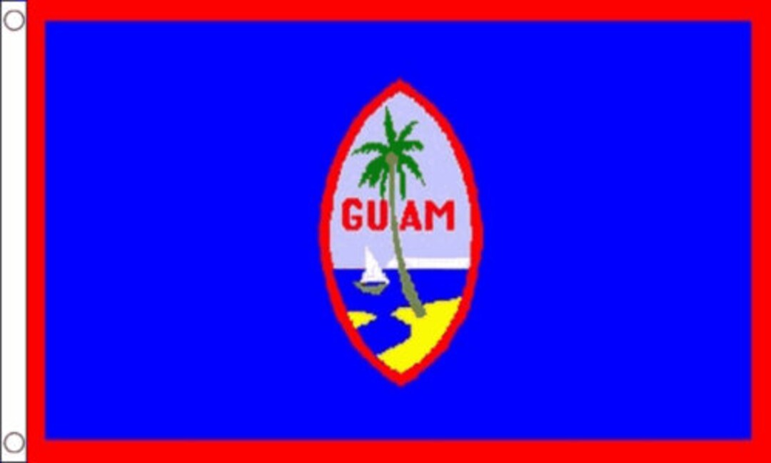 Guam Guamese Country Polyester Flags Bunting Table Flags - Etsy