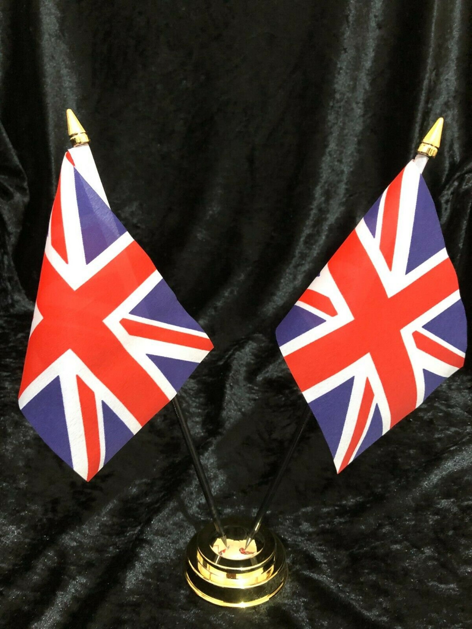 Union Jack Various Flags Bunting Office Desk Table Flag Displays With ...