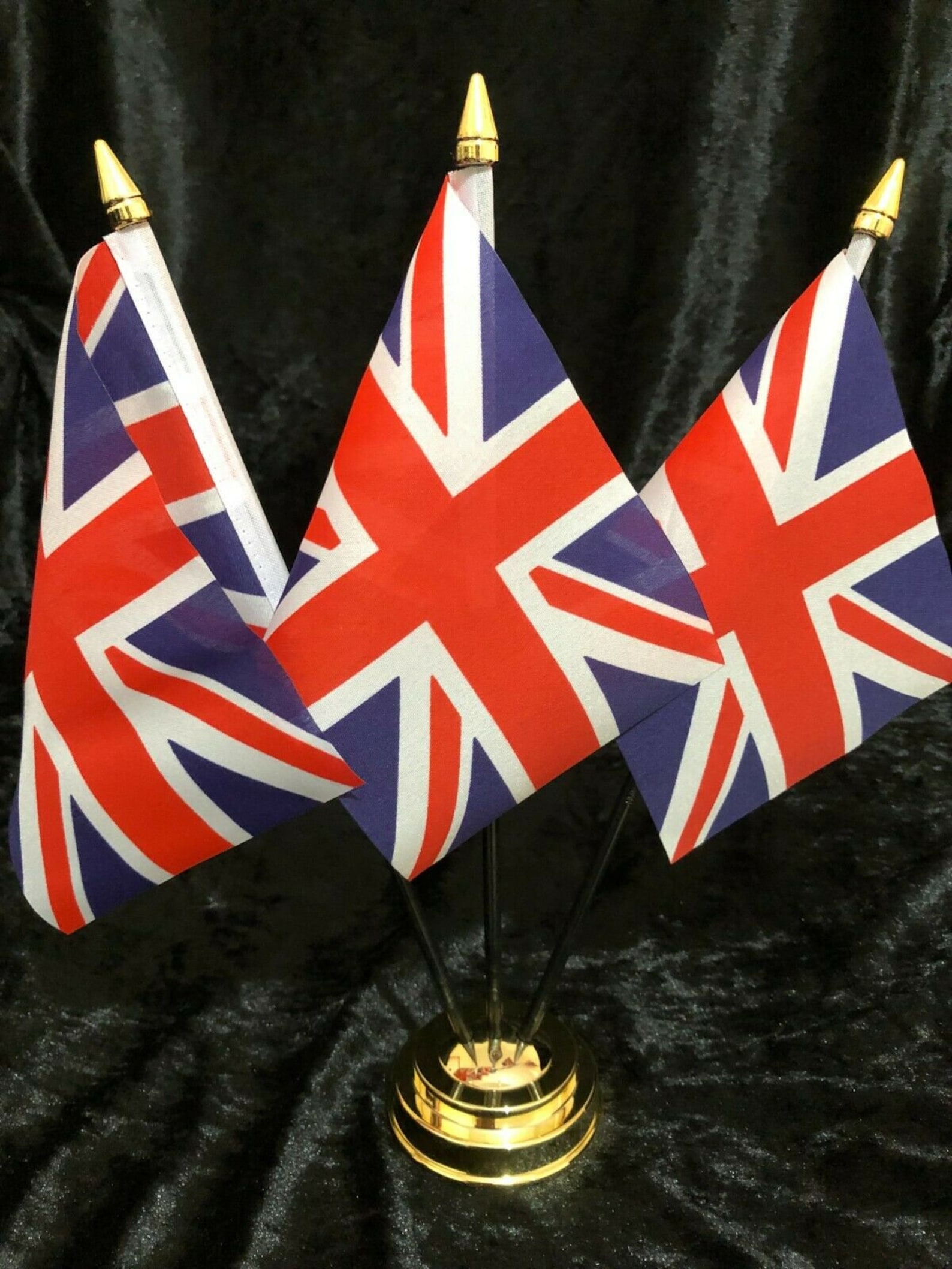 Union Jack Various Flags Bunting Office Desk Table Flag Displays With ...