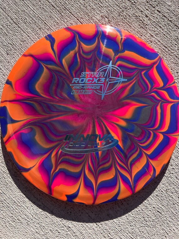 Innova Star Rocx3 NEW Custom DYED Disc Golf Mid-range - Etsy