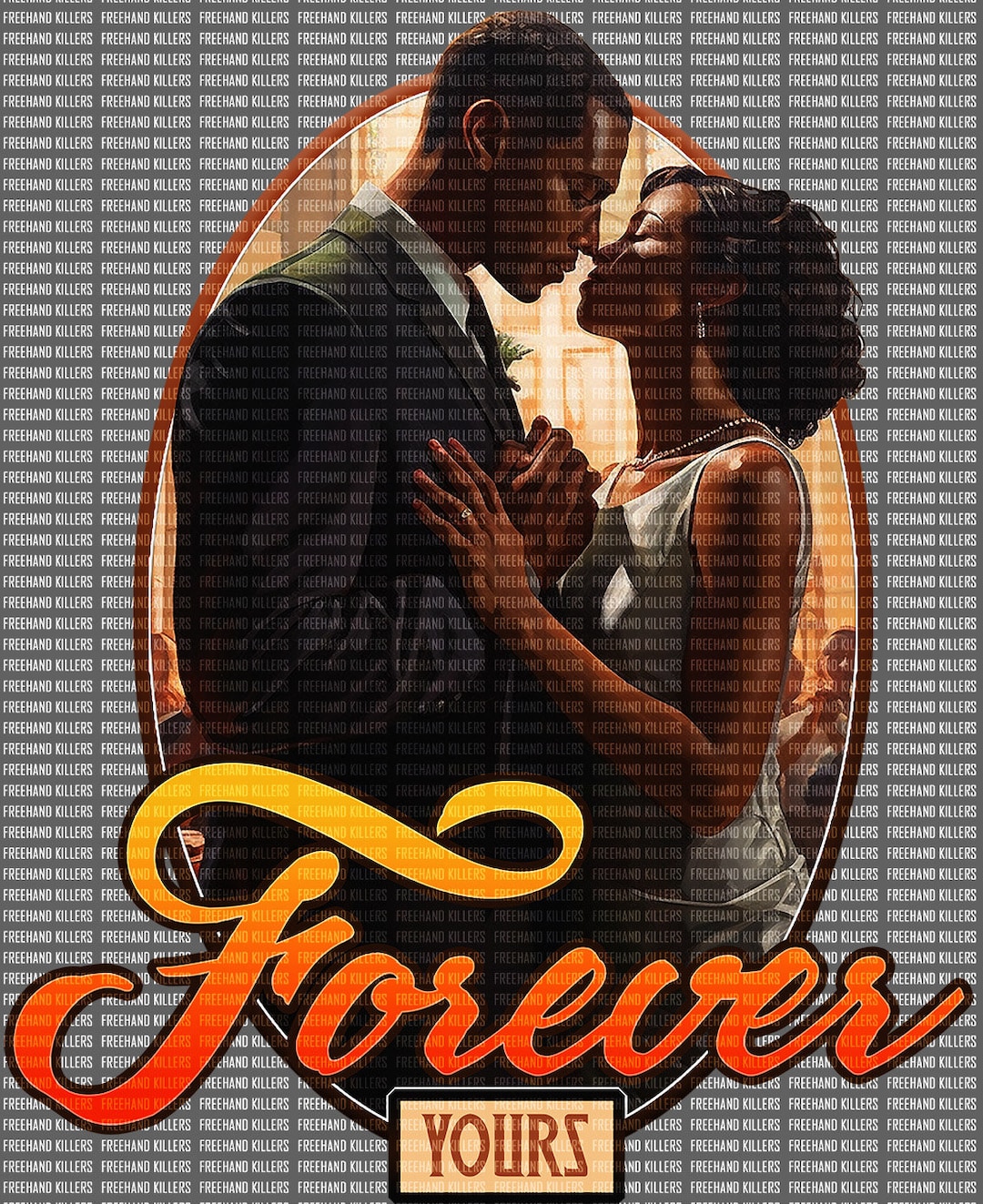 Forever Yours Png Sublimation Design Download, Black Love Png, Love Png ...