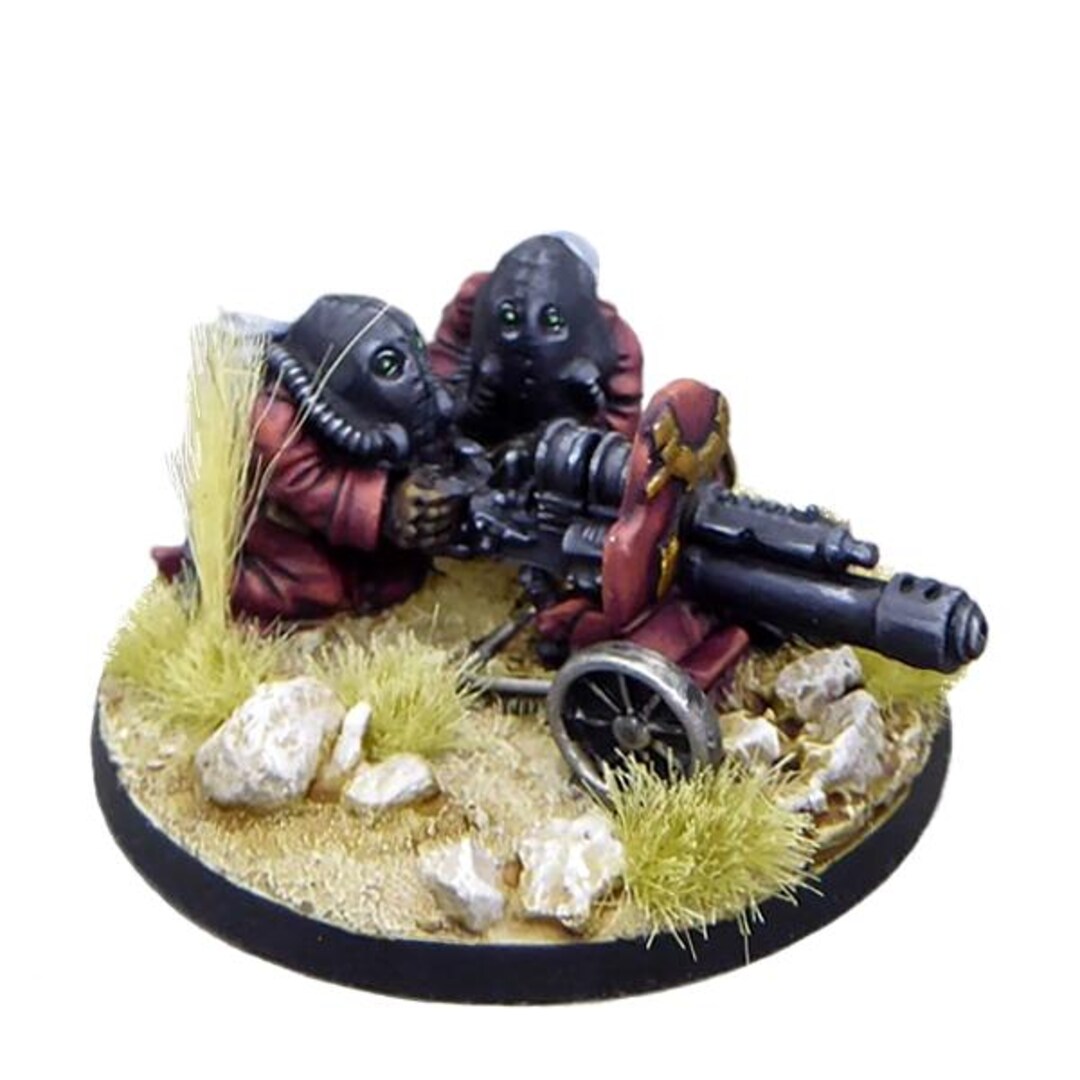 Sci-fi Checkpoint Miniatures - Chaos Dwarf HMG Team - Etsy
