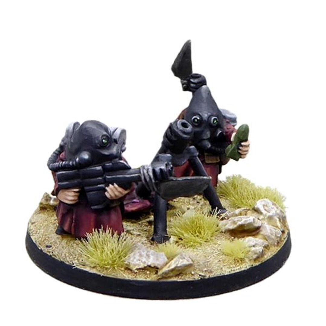Sci-fi CheckPoint Miniaturen - Chaos Zwergen Mörser Team - Etsy.de