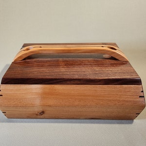 Walnut, Alder, With Turquoise Inlay Box - Etsy