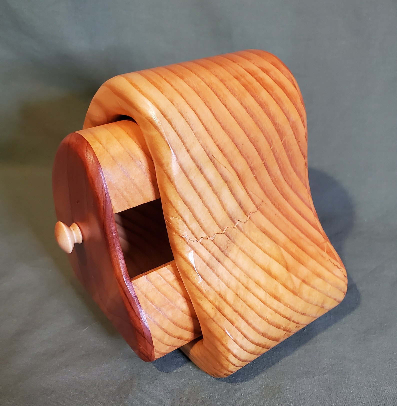 Fir Bandsaw Box With Aromatic Cedar Drawer Waves - Etsy