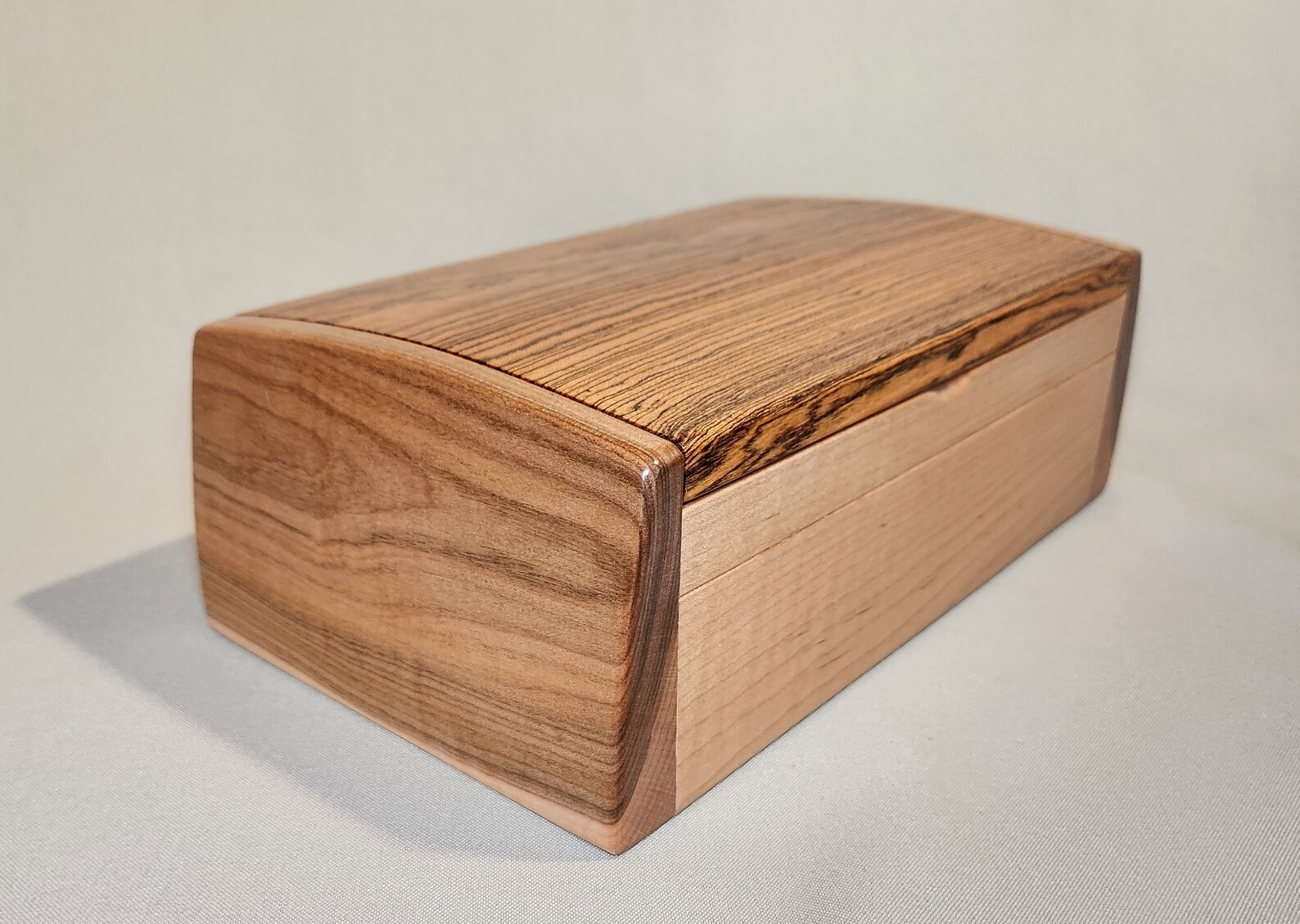 Curley Maple and Becote Wood Valet Box - Etsy