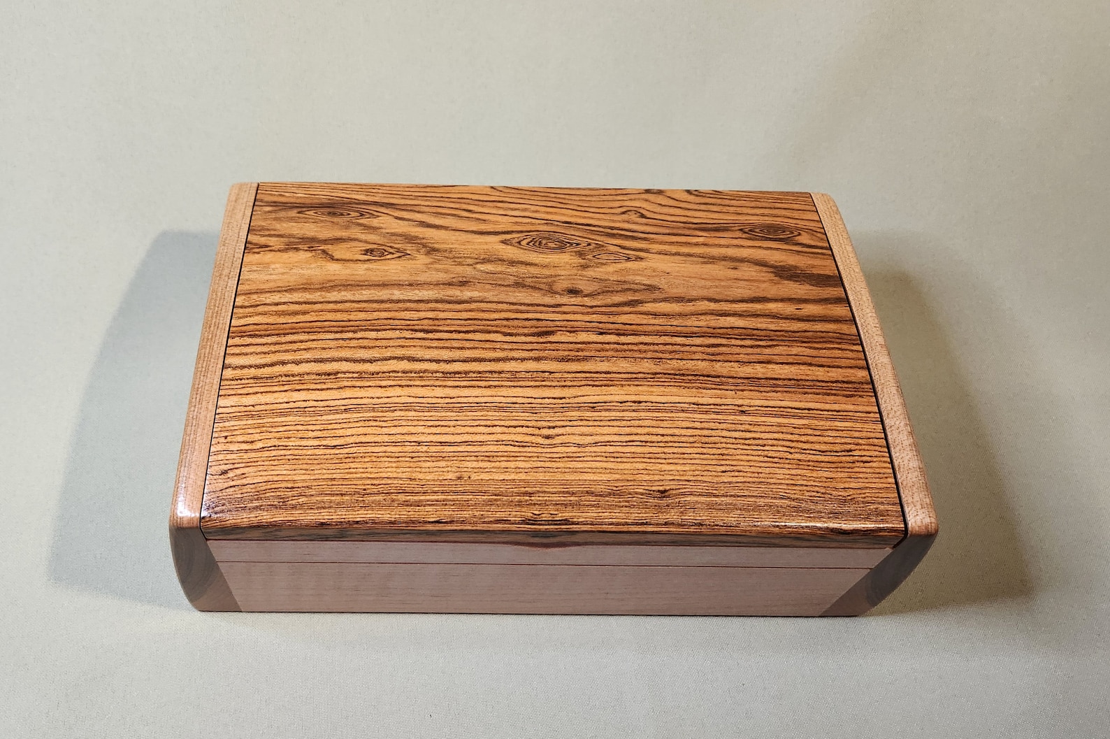 Curley Maple and Becote Wood Valet Box - Etsy