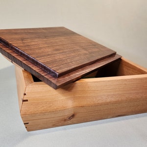 Walnut, Alder, With Turquoise Inlay Box - Etsy