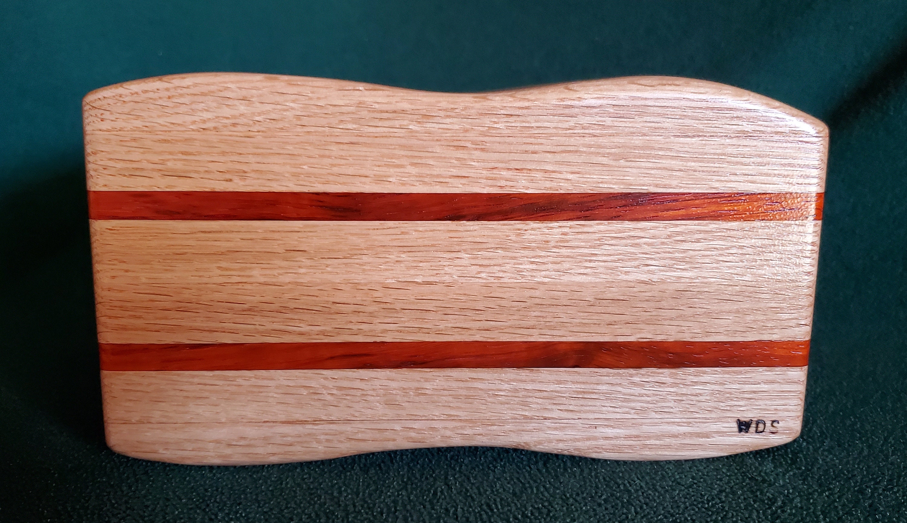 Oak and Padauk Wood Box With Drawer and Hidden Drawer | Etsy