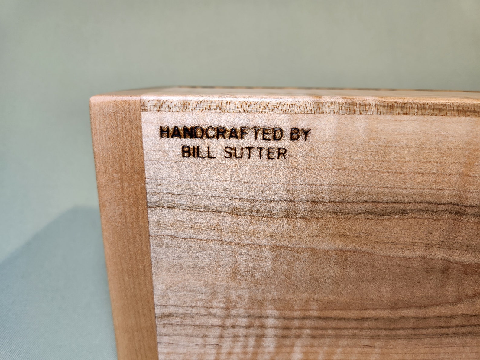 Curley Maple and Becote Wood Valet Box - Etsy