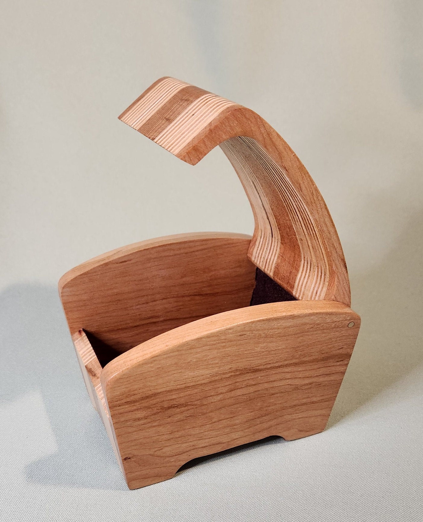 Cherry and Baltic Birch Retro Box - Etsy