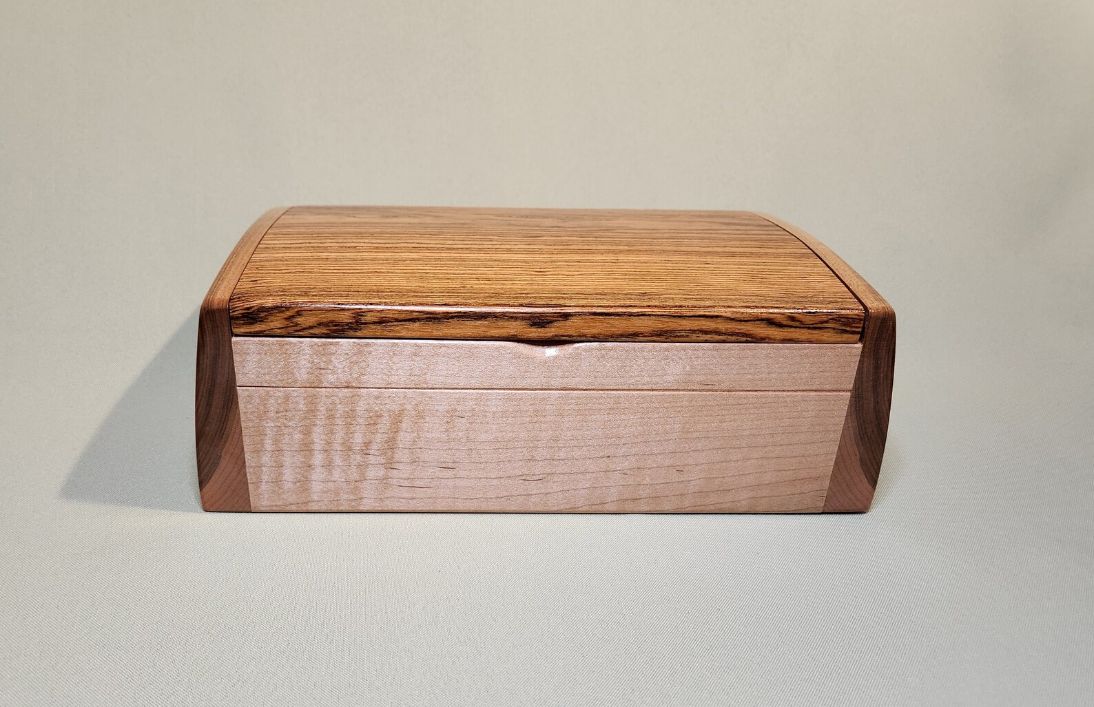 Curley Maple and Becote Wood Valet Box - Etsy