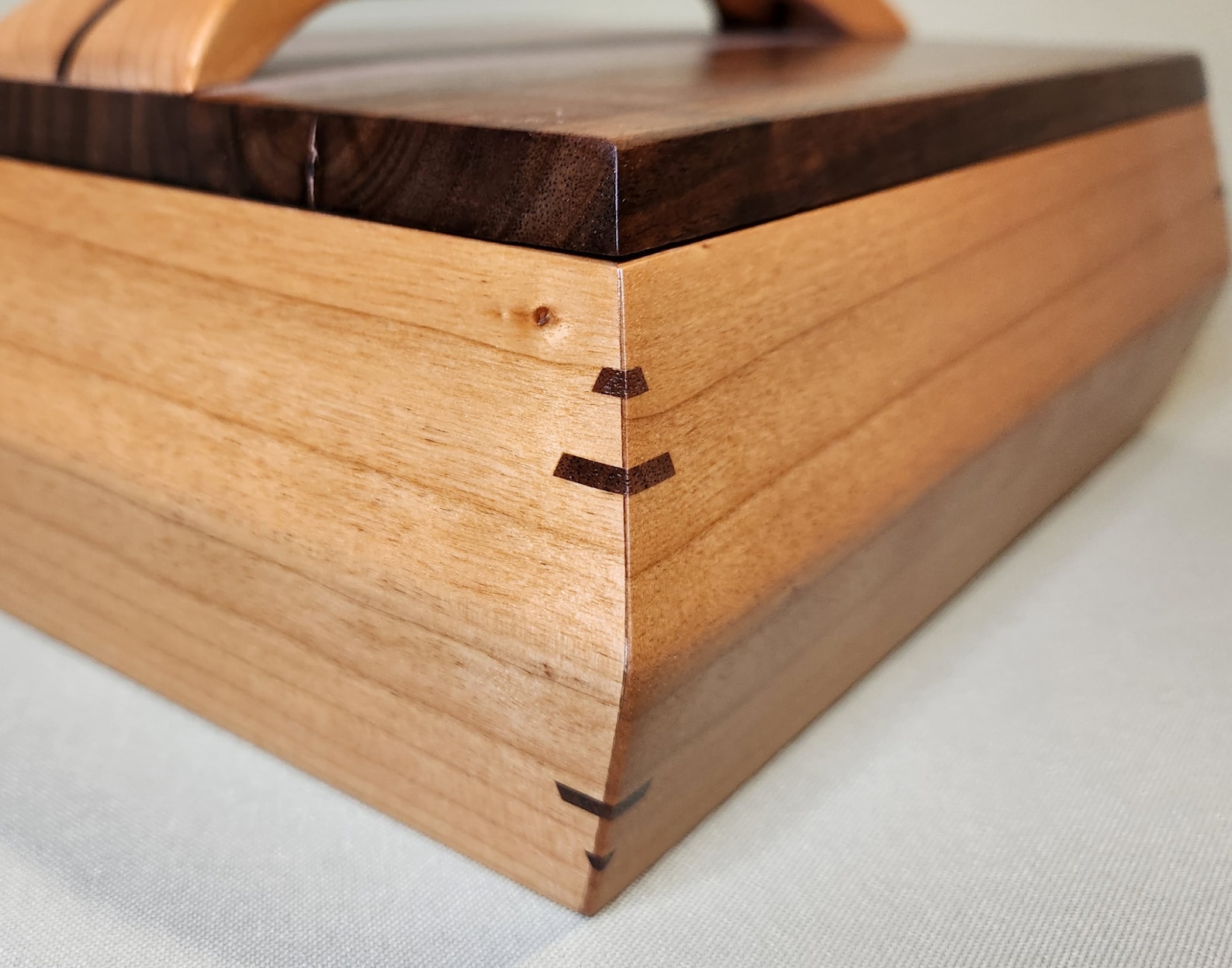 Walnut Alder With Turquoise Inlay Box - Etsy