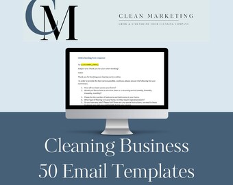 Cleaning Business Email Templates, Cleaning Service Email Bundle ...