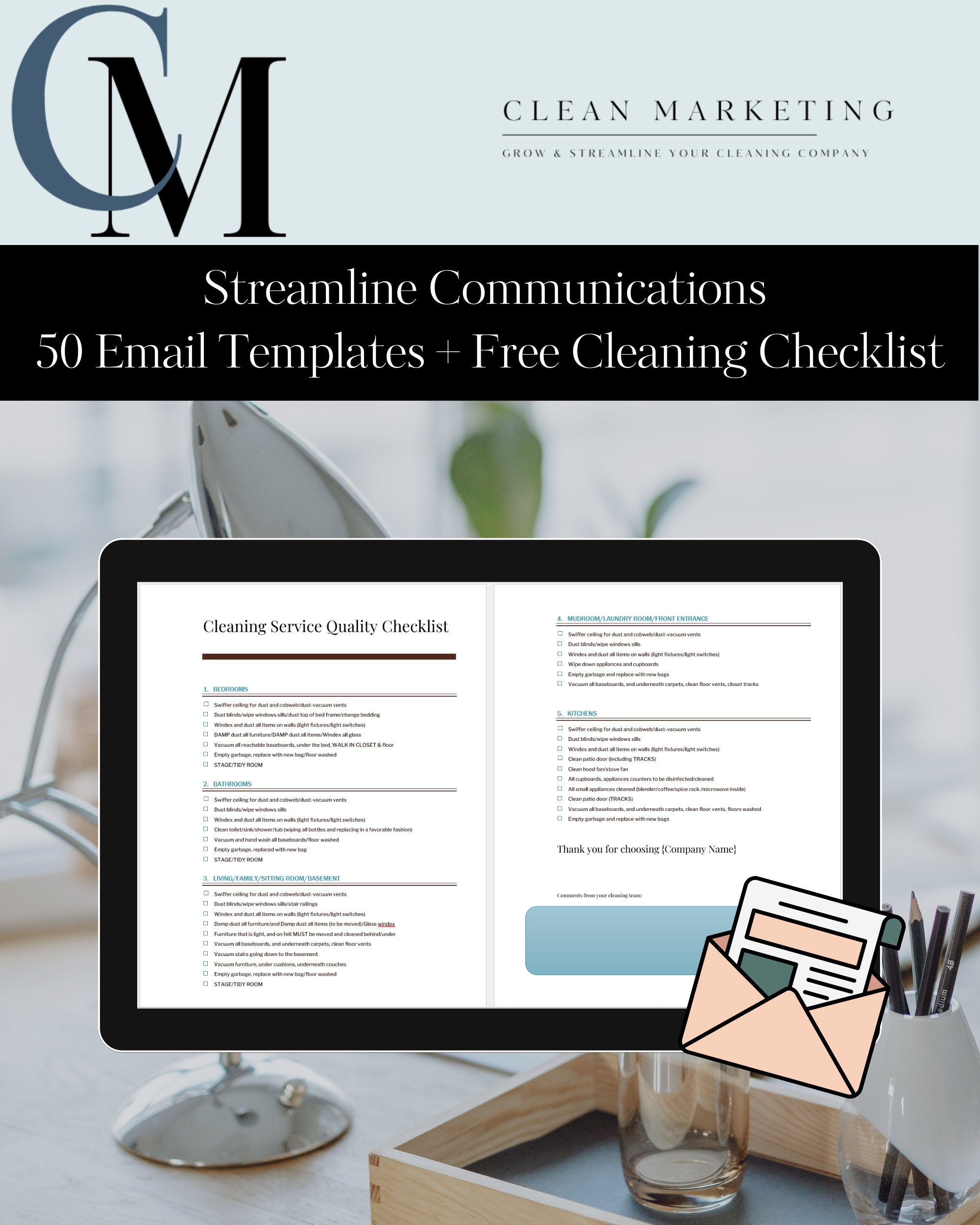 Cleaning Business Email Templates, Cleaning Service Email Bundle ...