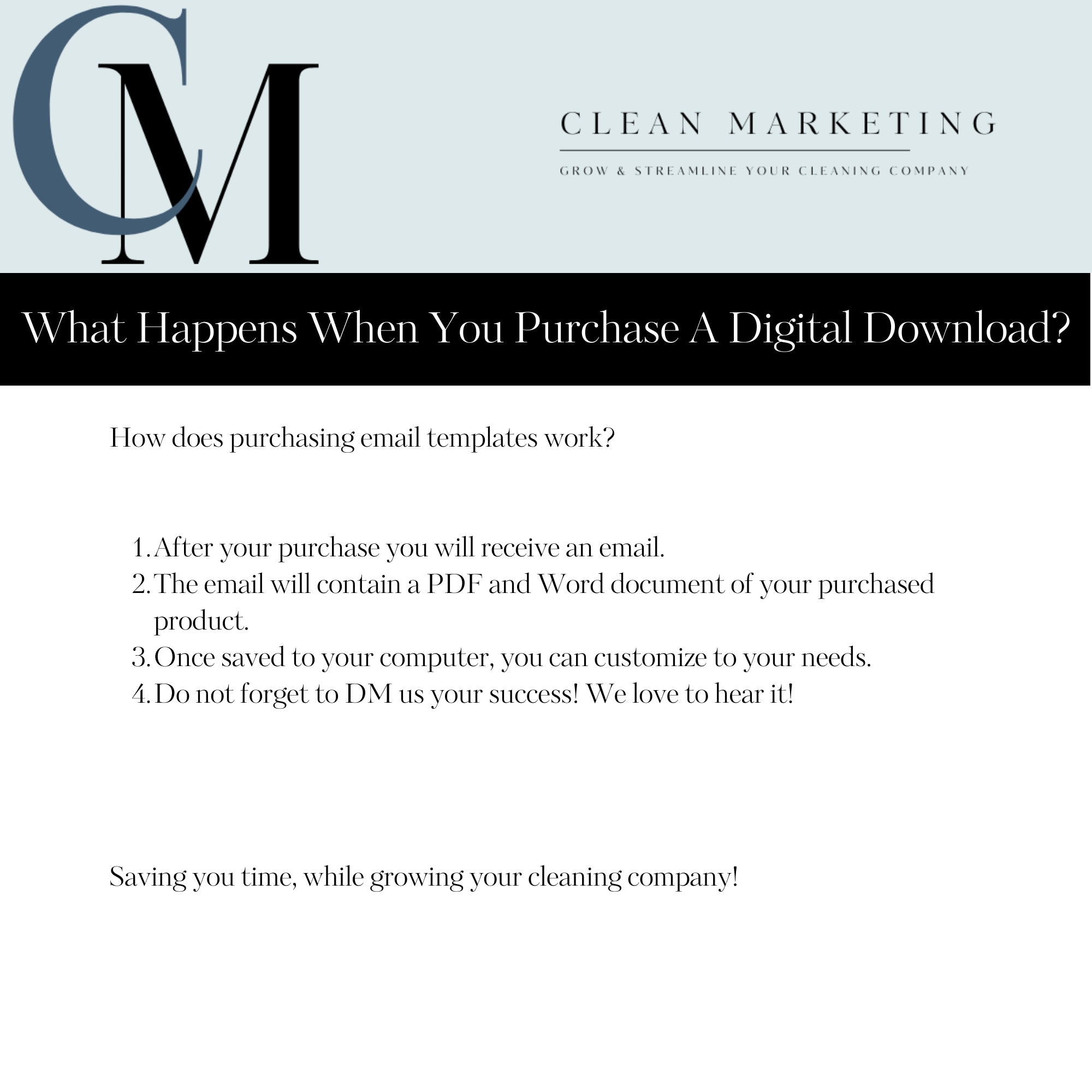 Cleaning Business Employee Email Templates, Cleaning Service ...