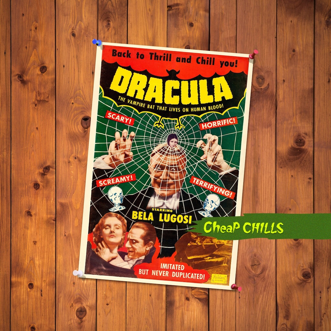 Dracula Classic 1931 (repro) Poster - Etsy