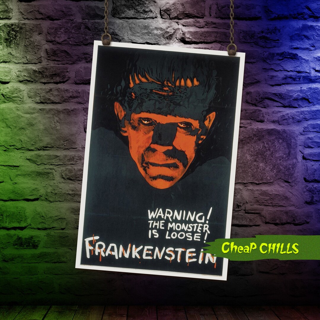 Frankenstein Premium Matte Poster - Etsy