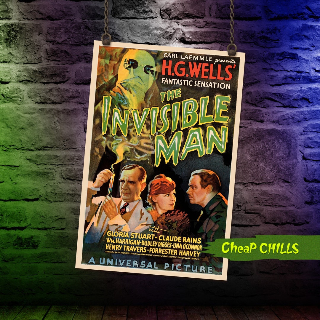 The Invisible Man Film Premium Matte Poster - Etsy
